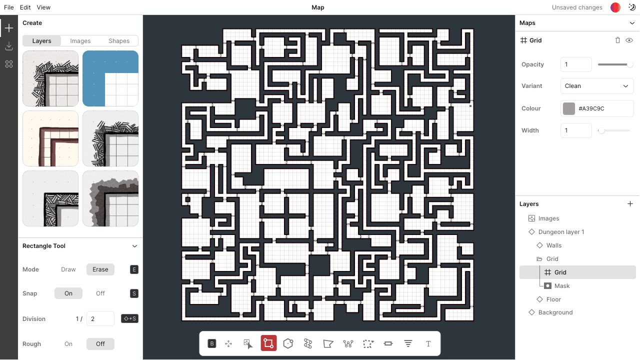 Free D&D Map Maker | Dungeon Scrawl