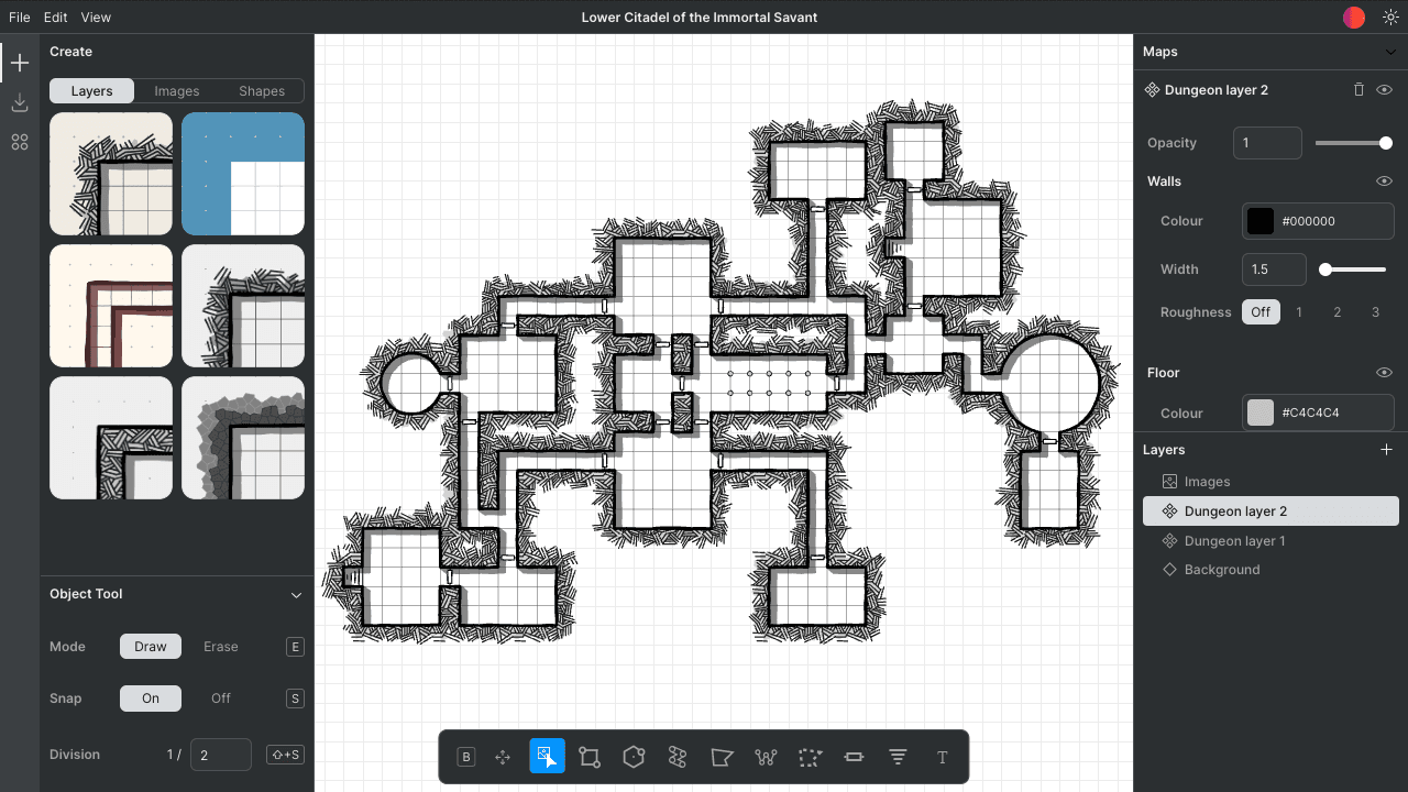 Free D&D Map Maker | Dungeon Scrawl